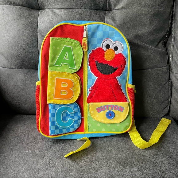 Sesame Street | Accessories | Sesame Street Elmo Toddler 2 Kids School ...